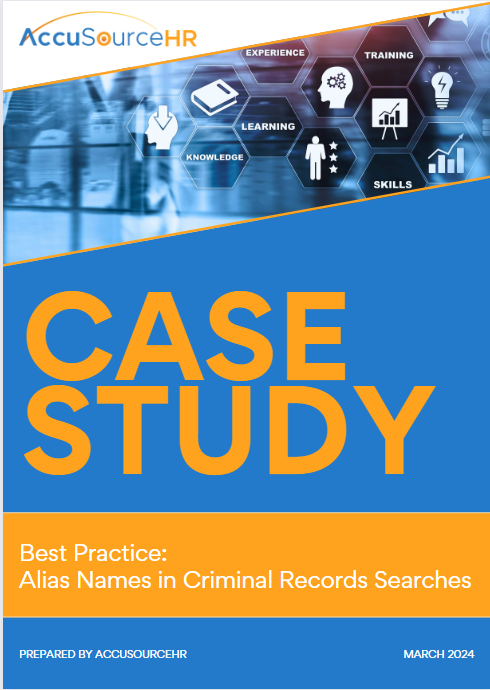 Case Studies - Alias Names in Criminal Records Searches